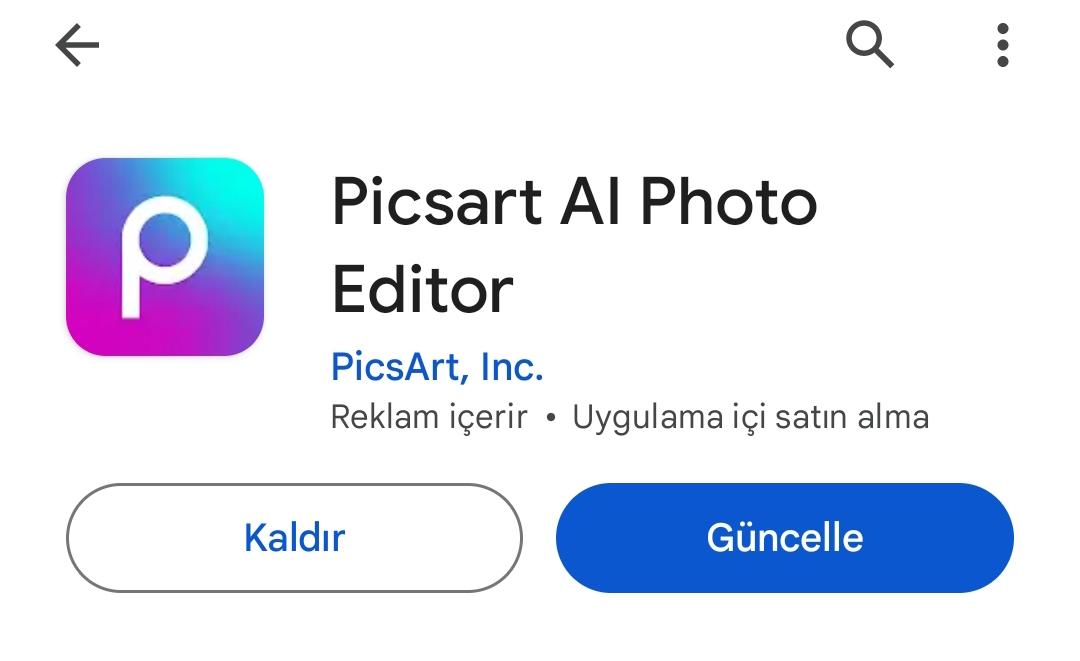 Google Play PicsArt 1 Yıllık Abonelik Çekti İade Etmiyor. - Şikayetvar
