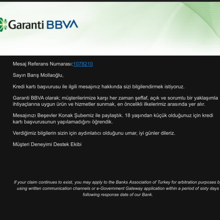 Garanti BBVA Müşteri ve Maaş Kartı Şikayetleri - Şikayetvar