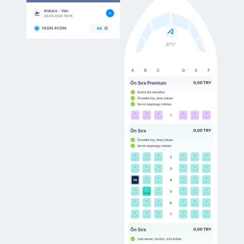 AJet AJet (Anadolu Jet) Premium Bilet Hayal Kırıklığı: Koltuğum ...