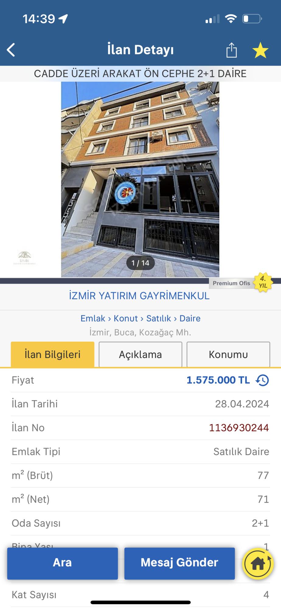 İzmir Yatırım Danışmanlığı İzmir Yatırım Gayrimenkul (Vega Yapı) Sahibinden.com İlan Şikayeti ...