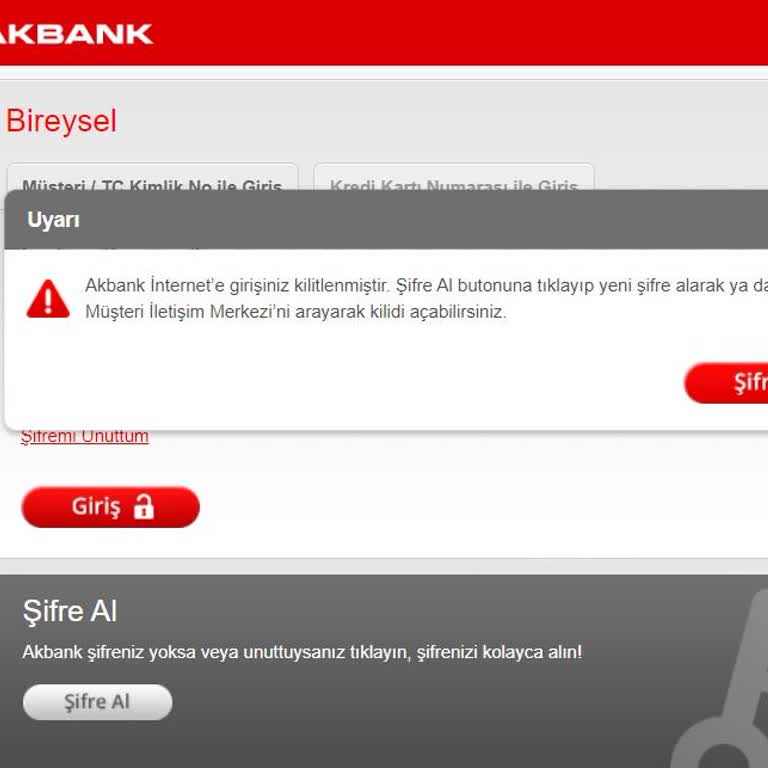 Akbank Mobil Giriş Blokesi Ve Şifre Sorunu - Şikayetvar