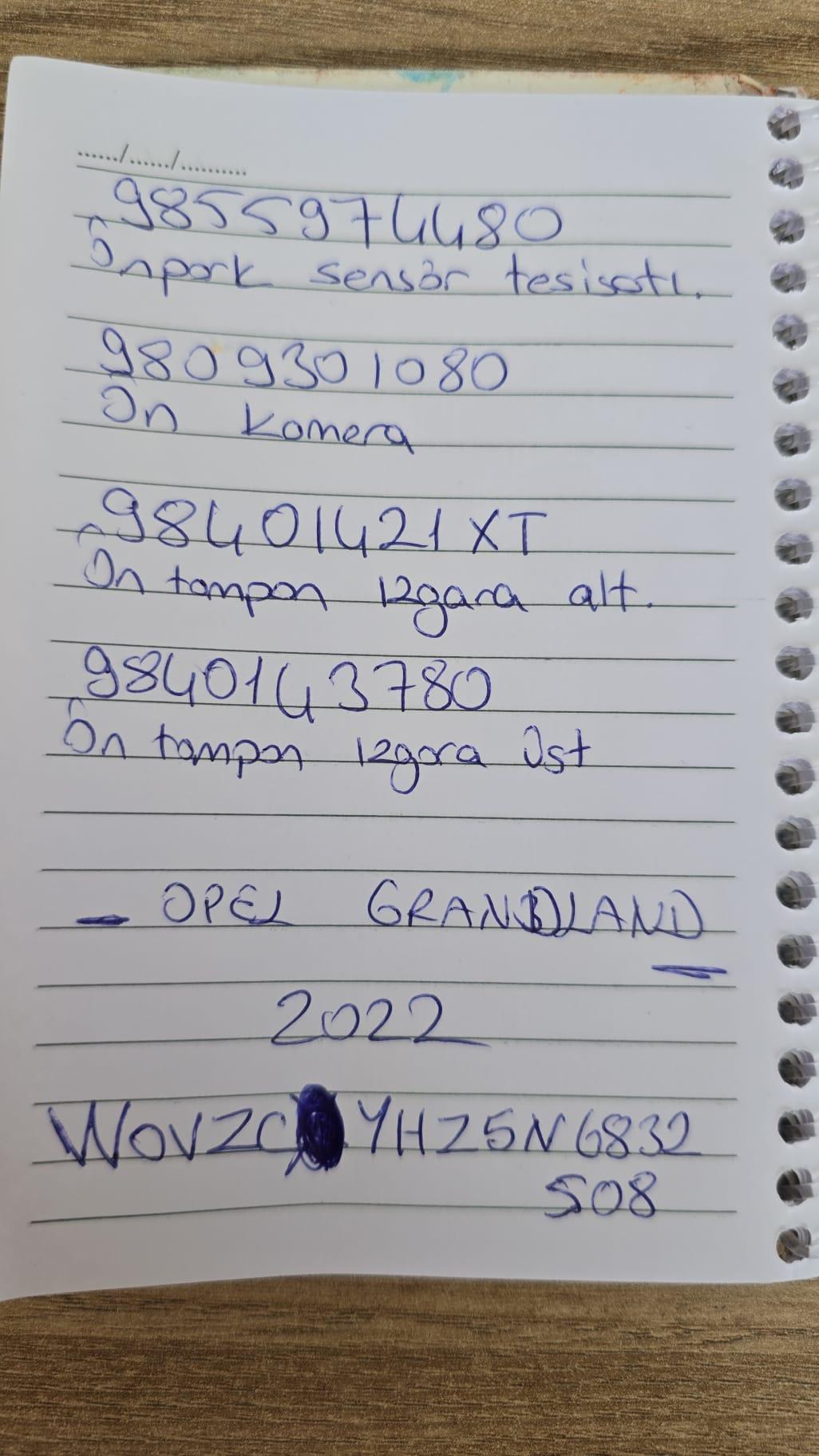 Opel Grandland 2022 Ultimate Spare Part Delays - Xolvie