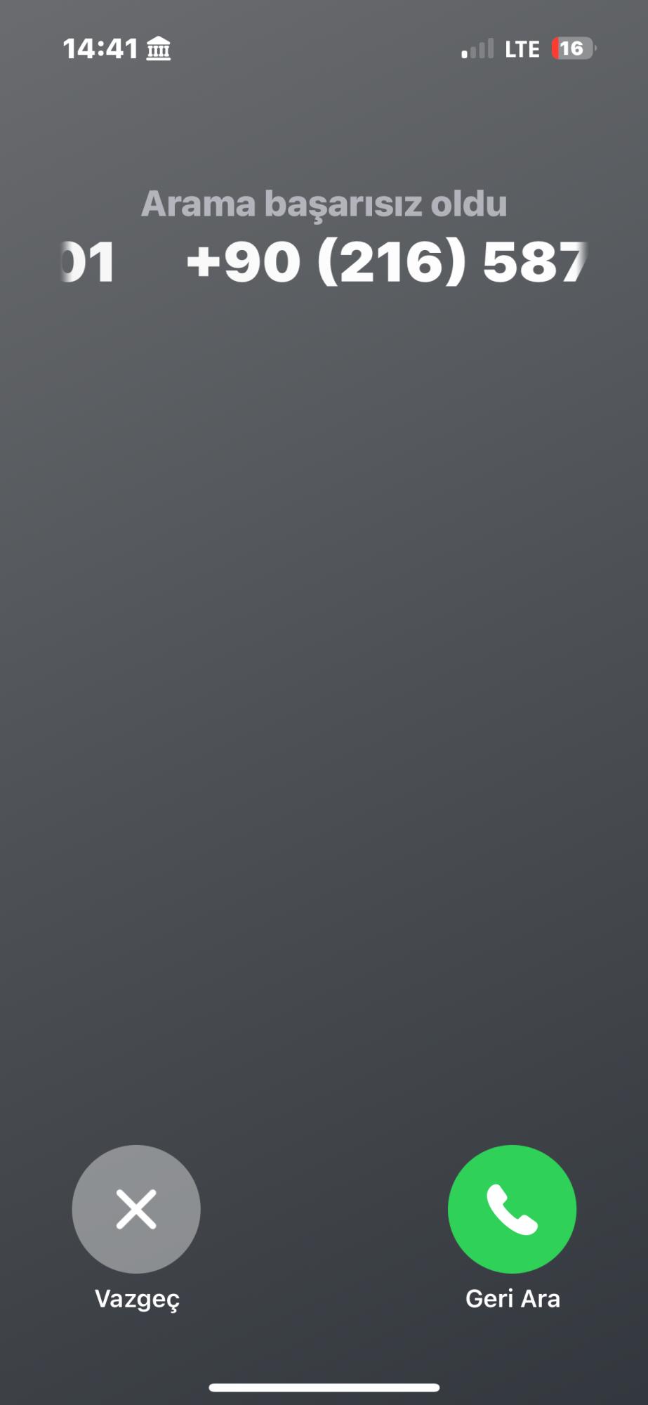 İPhone 14 Pro Türk Telekom Arama Başarısız Problemi - Şikayetvar