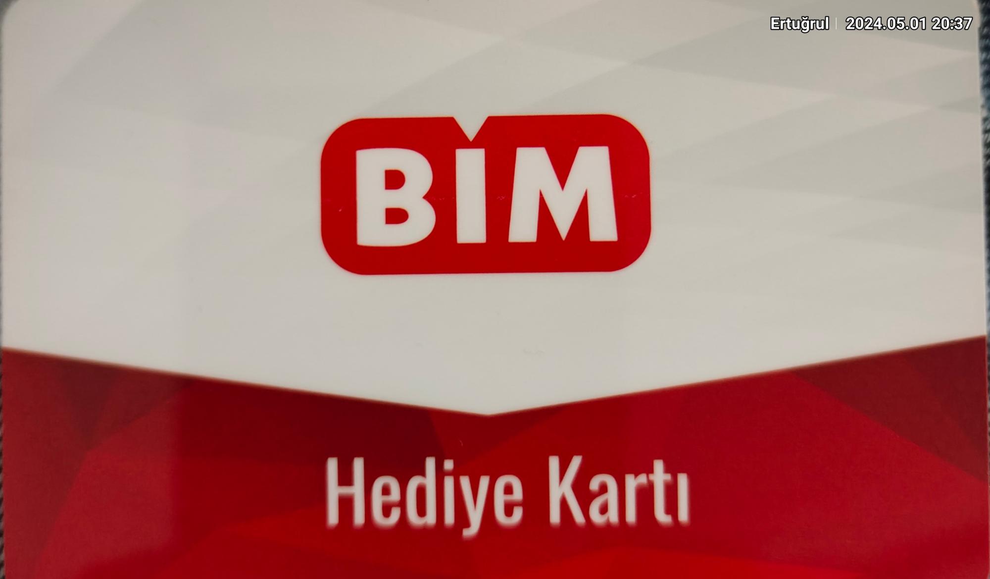 BİM Hediye Kartı Boş Çıktı - Şikayetvar
