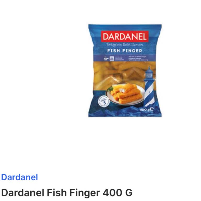 Dardanel Fish Finger Şikayetleri - Şikayetvar