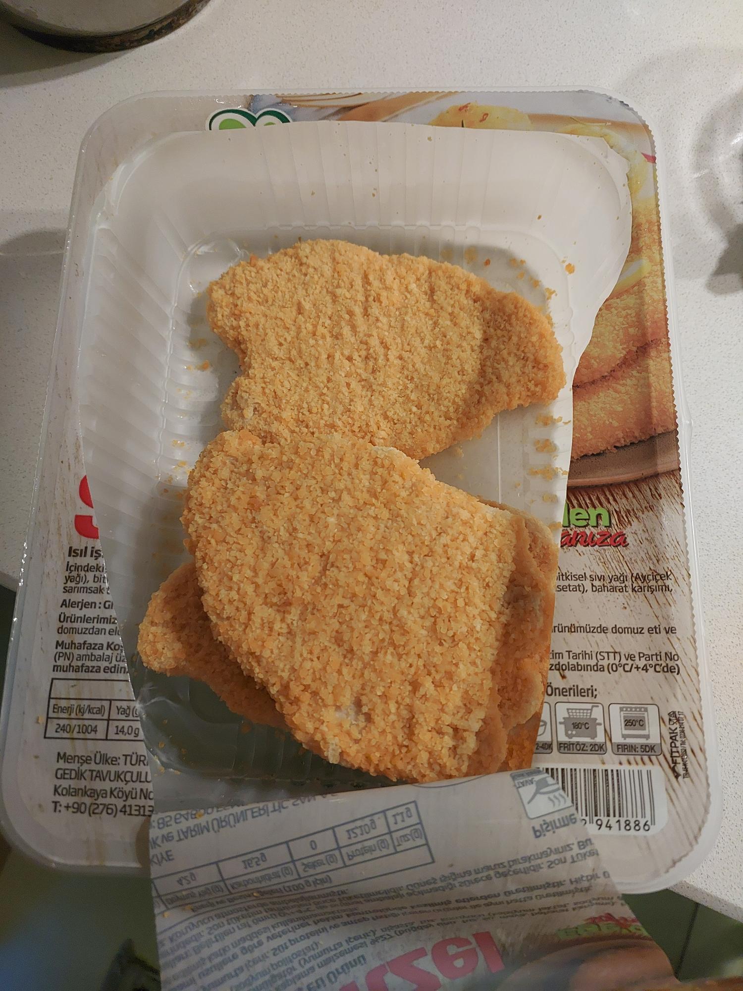 Gedik Piliç Gedik Schnitzel Hayal Kırıklığı - Şikayetvar