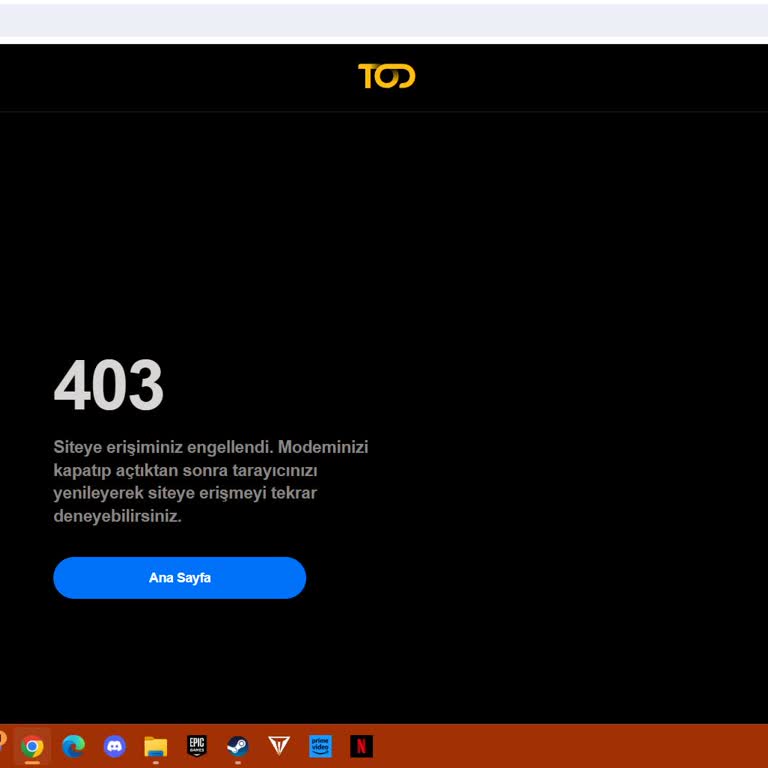 TOD Tv Tod Erişim Engeli - Şikayetvar