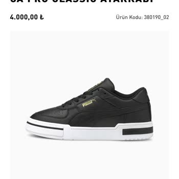 Puma Ca Pro Classıc Sorunlu Model - Şikayetvar
