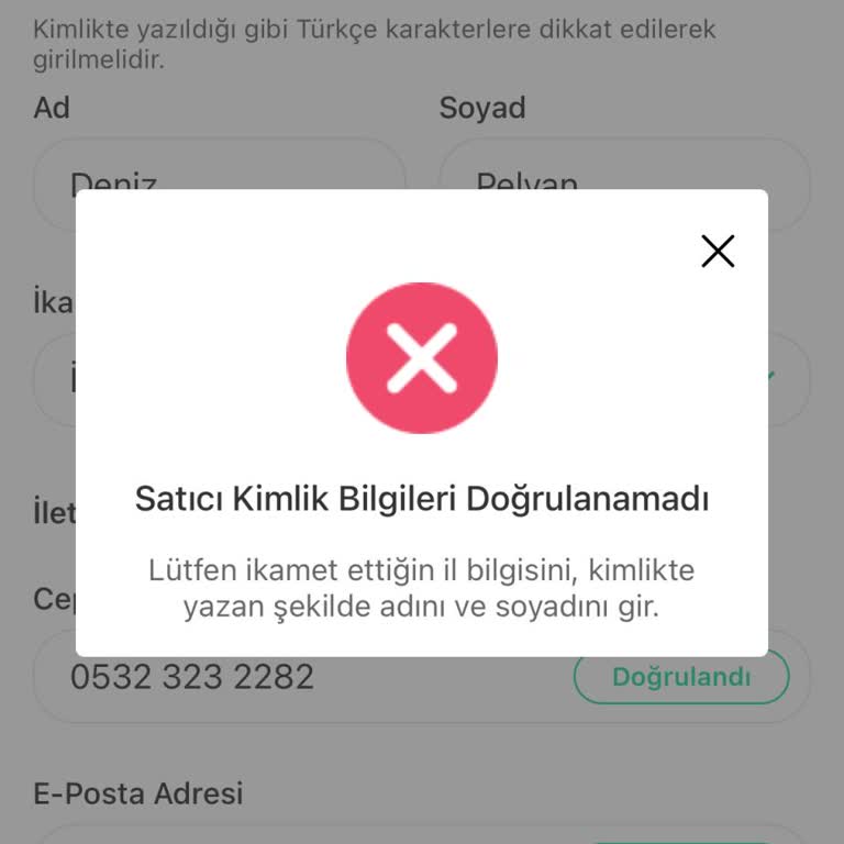 Nüfus ve Vatandaşlık İşleri Kimlik Hataları ve Şikayetleri - Şikayetvar