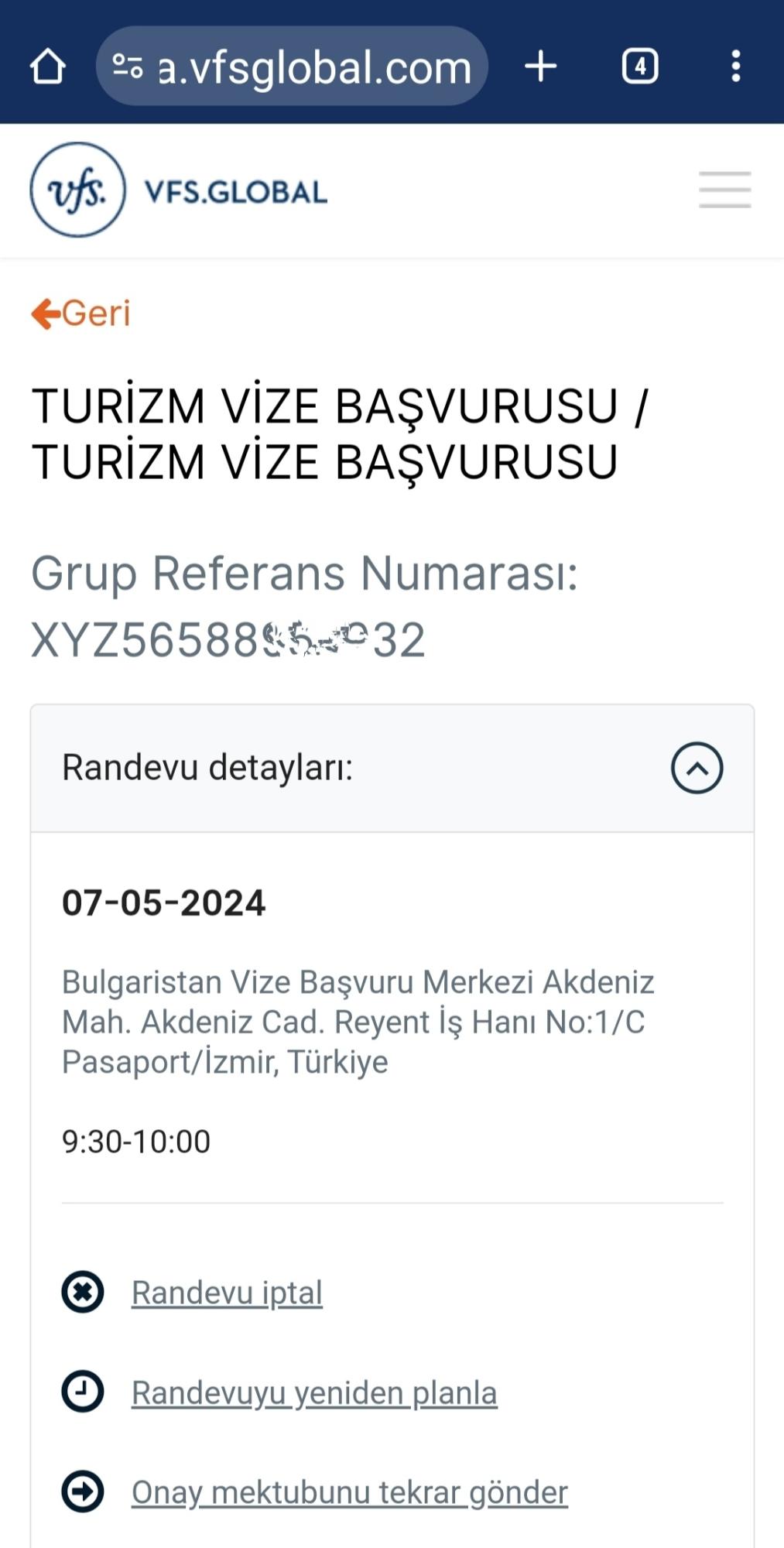 VFS Global İptal Ettiği Bulgaristan Vize Randevusu. - Şikayetvar