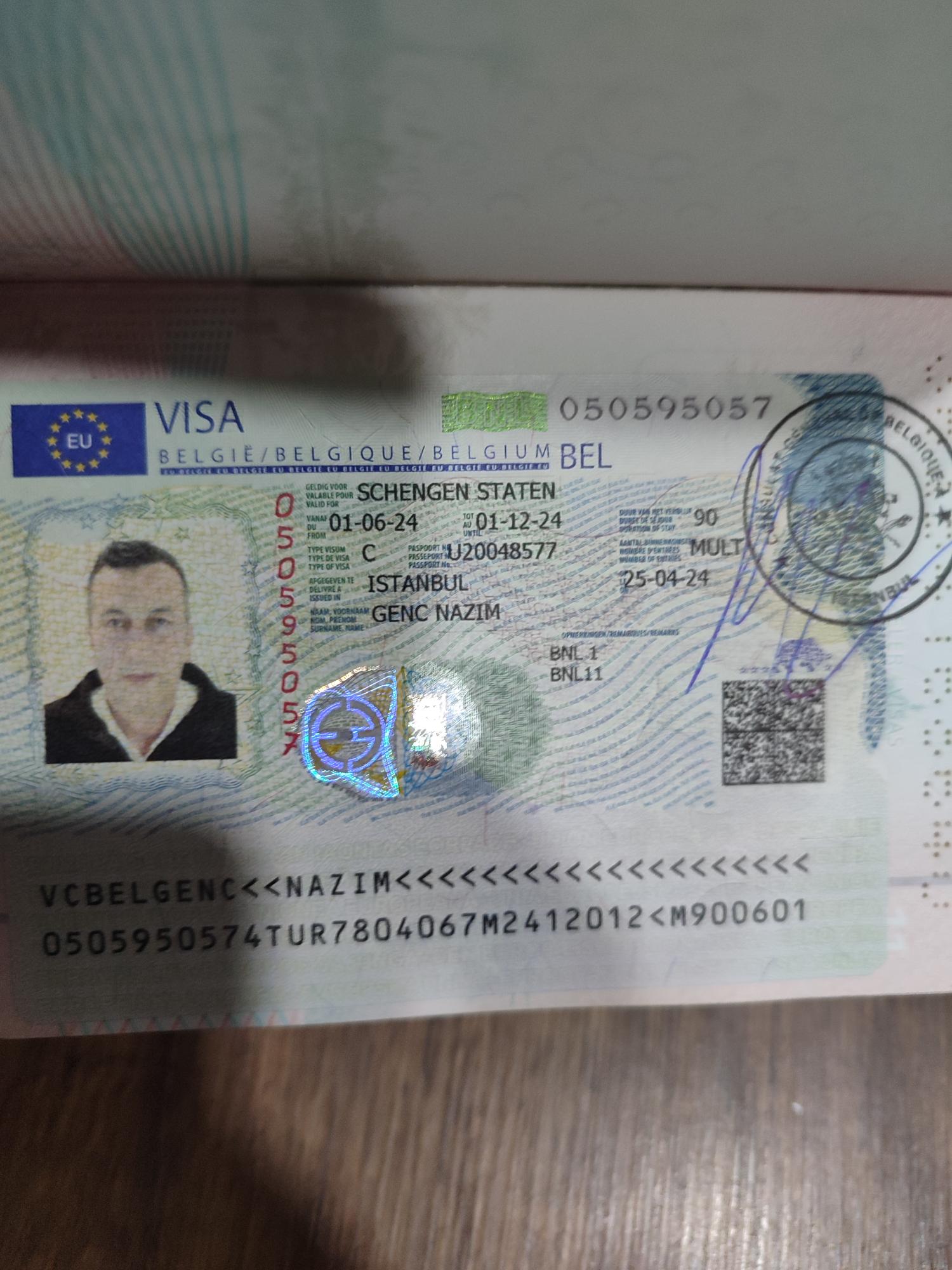VFS Global D Visa C Visa Olarak Geldi - Şikayetvar