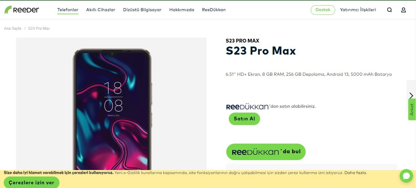 Reeder S23 Pro Max Kötü Yanları - Şikayetvar