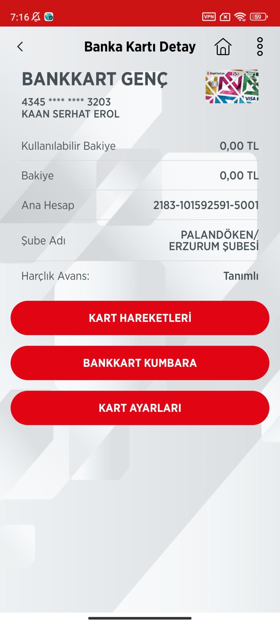 Ziraat Bankası Ziraat Harçlık Avans - Şikayetvar
