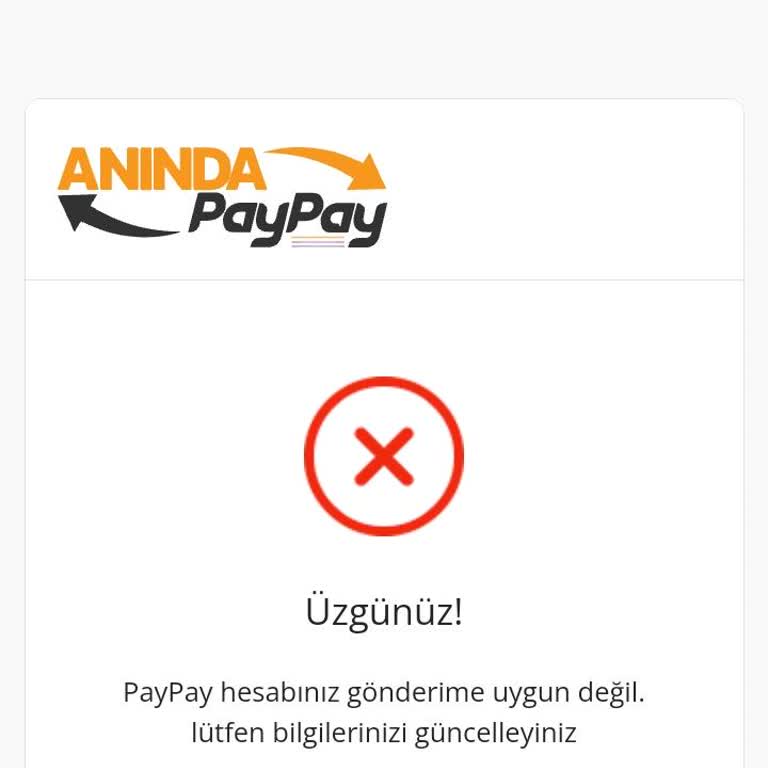 PayPay Param Eski Hesapta Kaldı - Şikayetvar