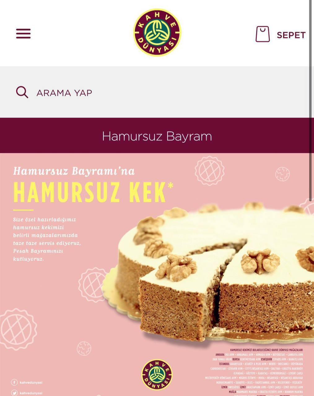 Kahve Dünyası Hamursuz Kekle Saflarını Belli Ettiler! - Şikayetvar
