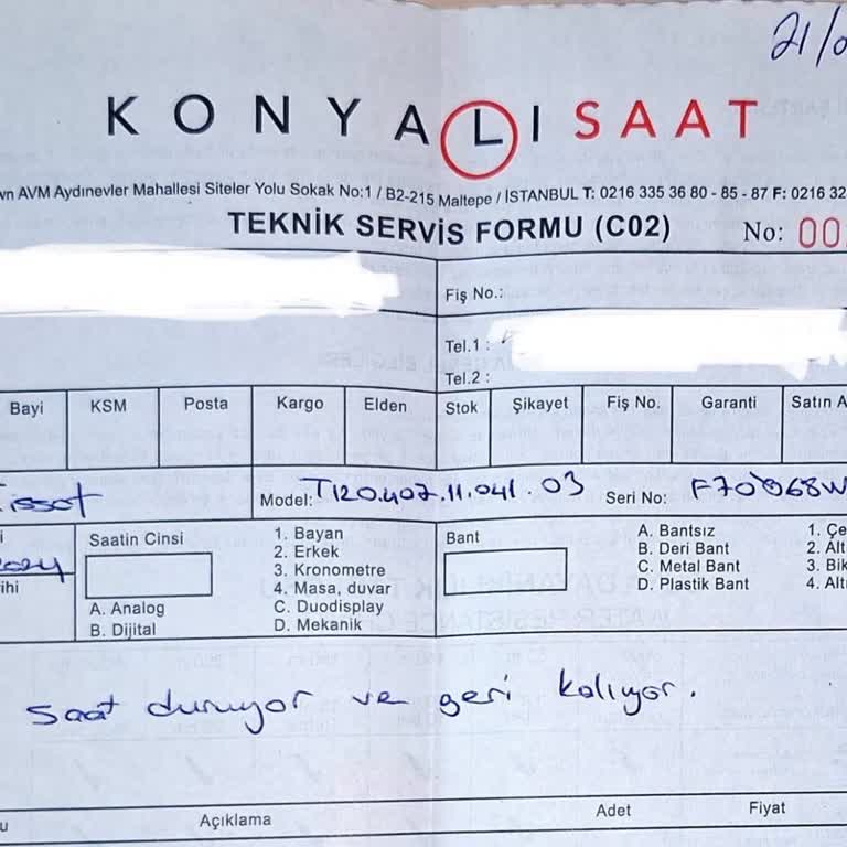 Konyalı Saat'den Saat Almak Mı? Bir Daha Asla! - Şikayetvar