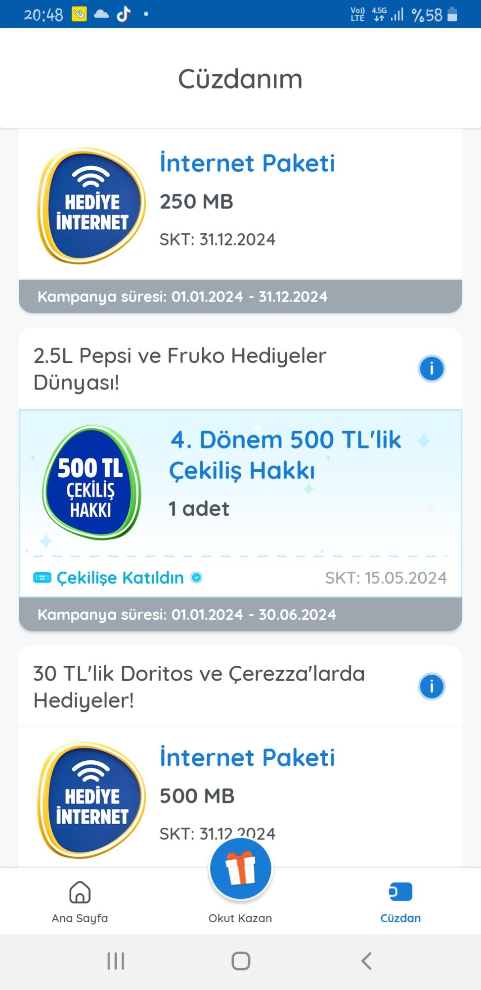 KazandıRio Kazandığım 500 TL Ödülü Nerede Ve Nerelerde Kullana Bilirim Bilgi - Şikayetvar