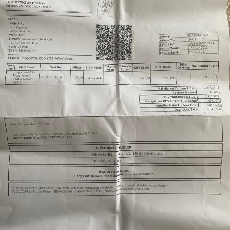 Wiky Watch QR Code Çıkmıyor - Şikayetvar