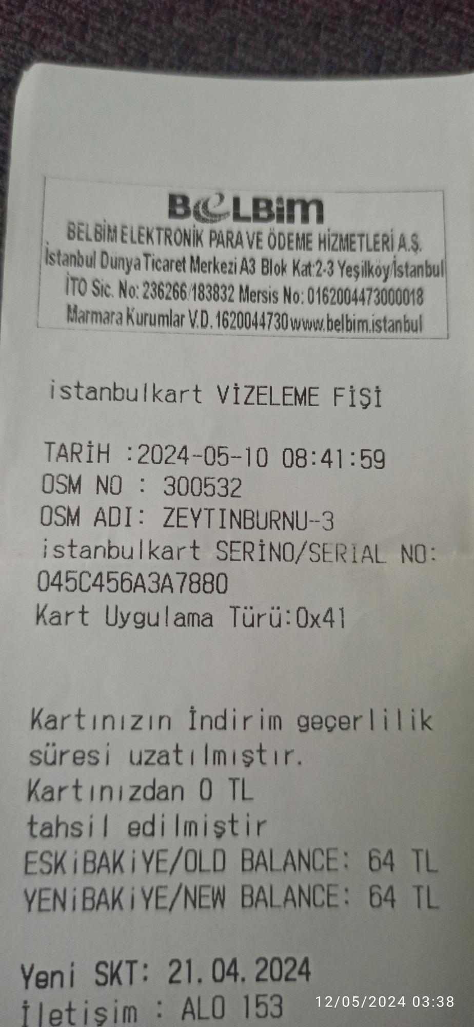 BELBİM | İstanbulkart Öğrenci AKBİL Aktivasyon - Şikayetvar