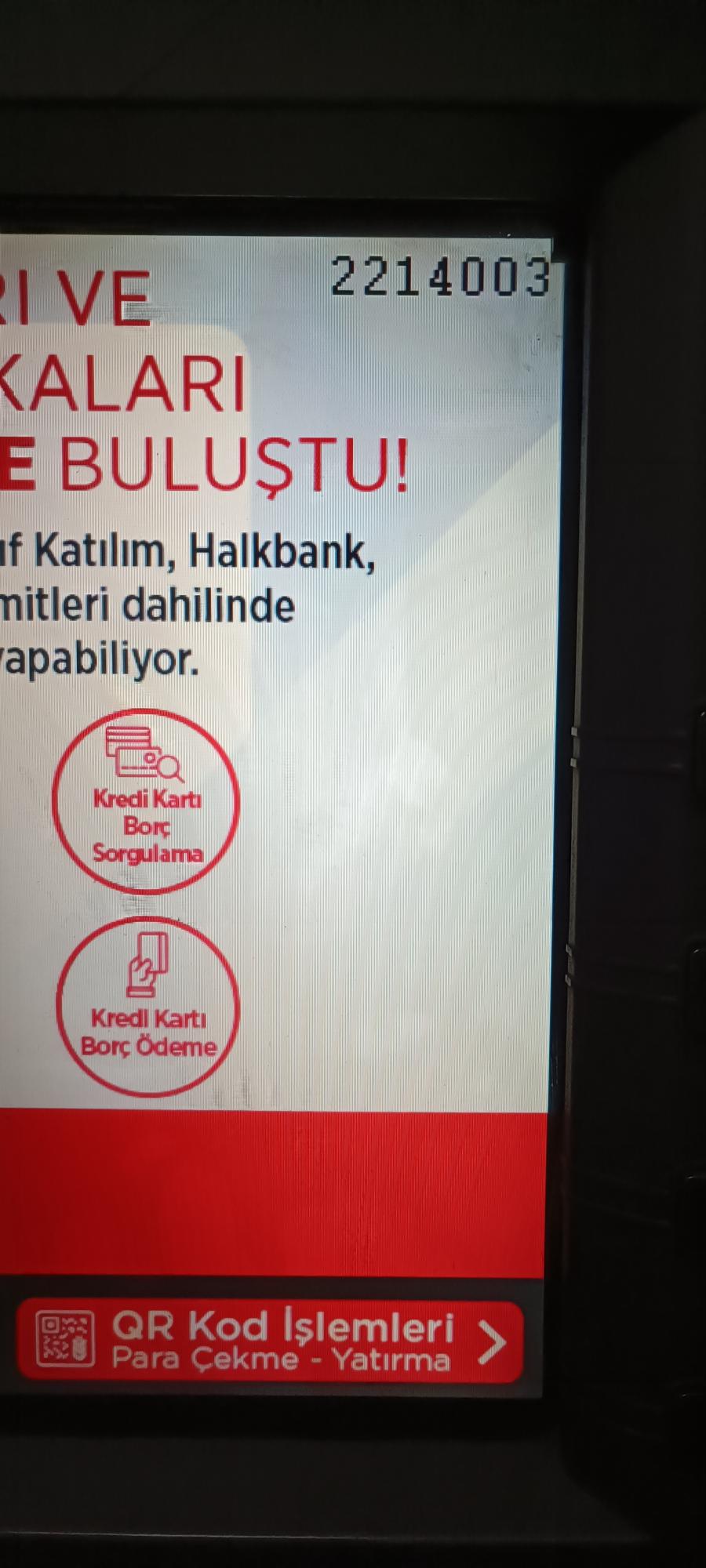 Ziraat Bankası ATM Si Ortak Banka İşlemi Sırasında Parayı Alıkoyması - Şikayetvar