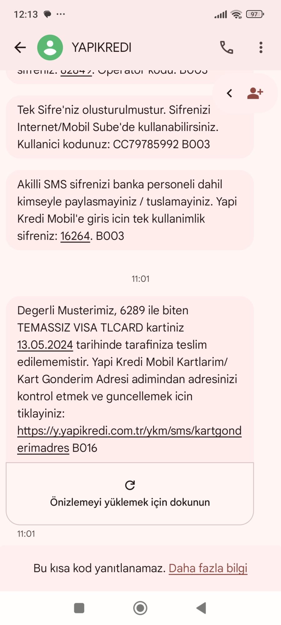 Yapı Kredi Bankası Hesap Açma Formu Ve Kartın Gelmemesi - Şikayetvar