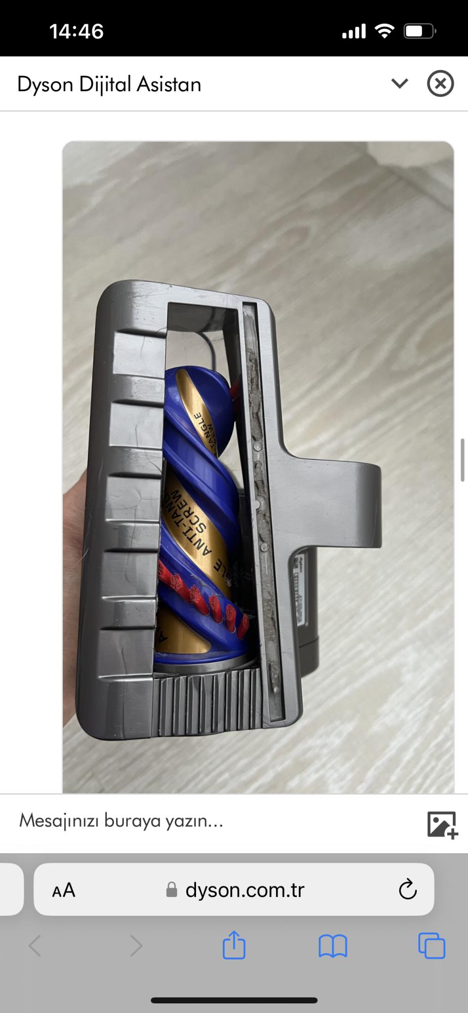 Dyson V12 Koltuk Başlık Aparatı Sorunu - Şikayetvar