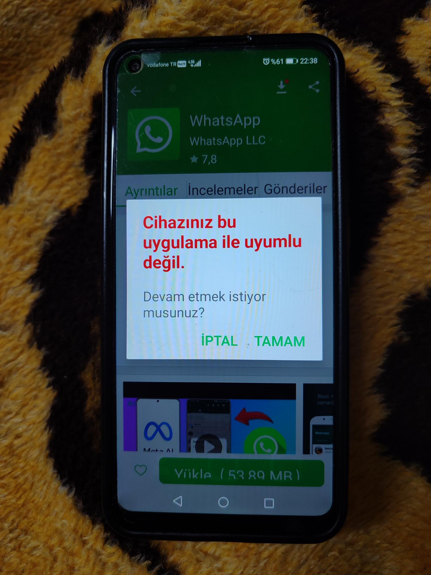 Huawei P40 Lite WhatsApp Sorunu - Şikayetvar