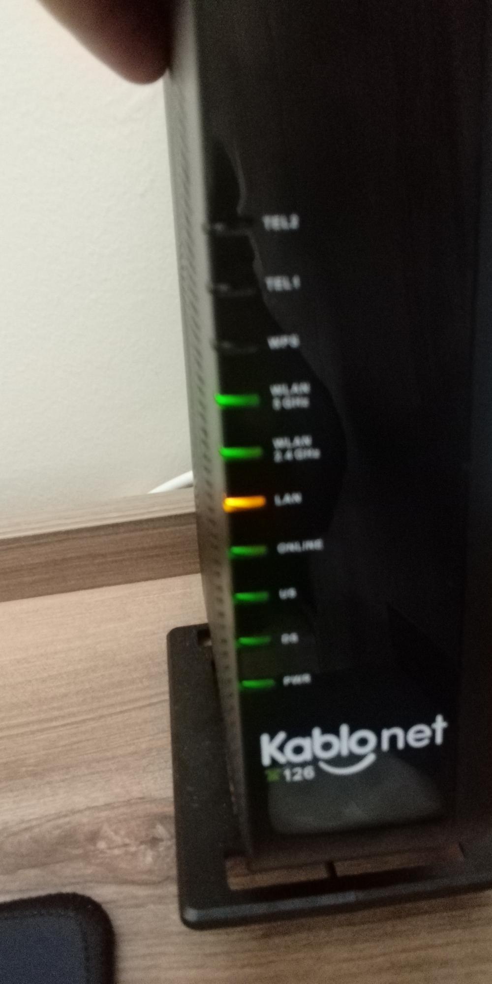 Kablo Net TÜRKSAT Turuncu İnternet Işığı Yanıyor - Şikayetvar