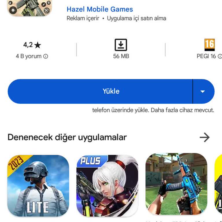 Google Play İnternetsiz Silah Oyununda Virüs Var Gibi?! - Şikayetvar
