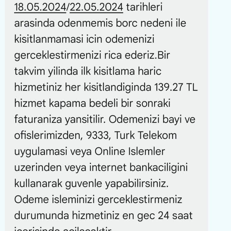 Türk Telekom Haksız Hat Açma Ücreti Ve Yanlış Fatura Uygulaması ...