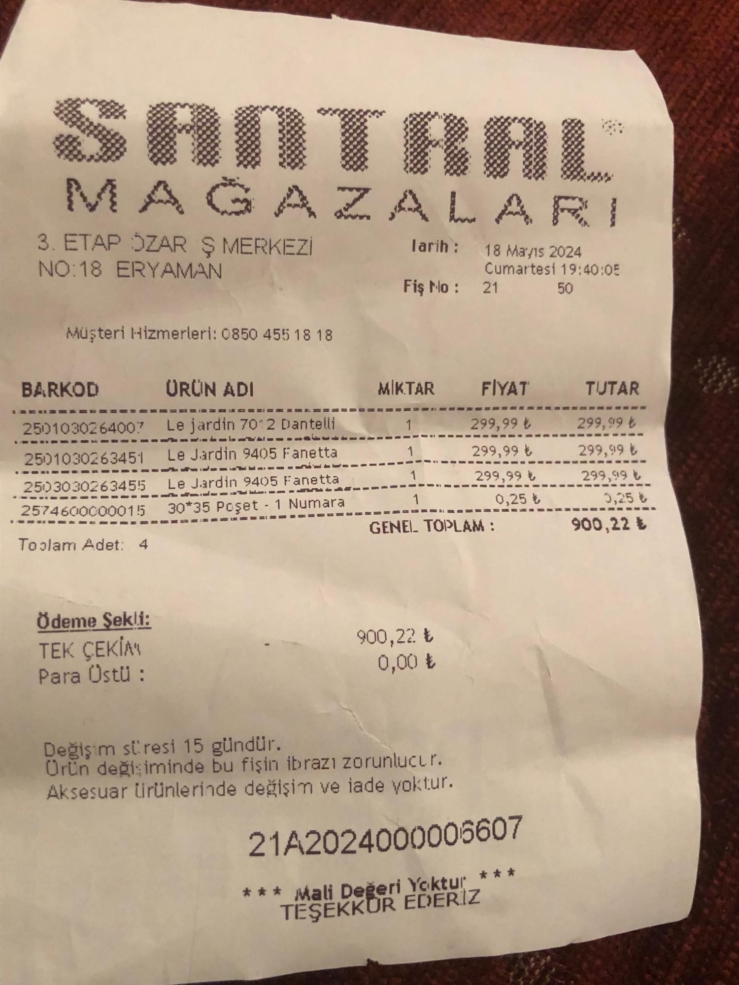 Santral Mağazaları Ankara Eryaman Santral Mağazası - Şikayetvar