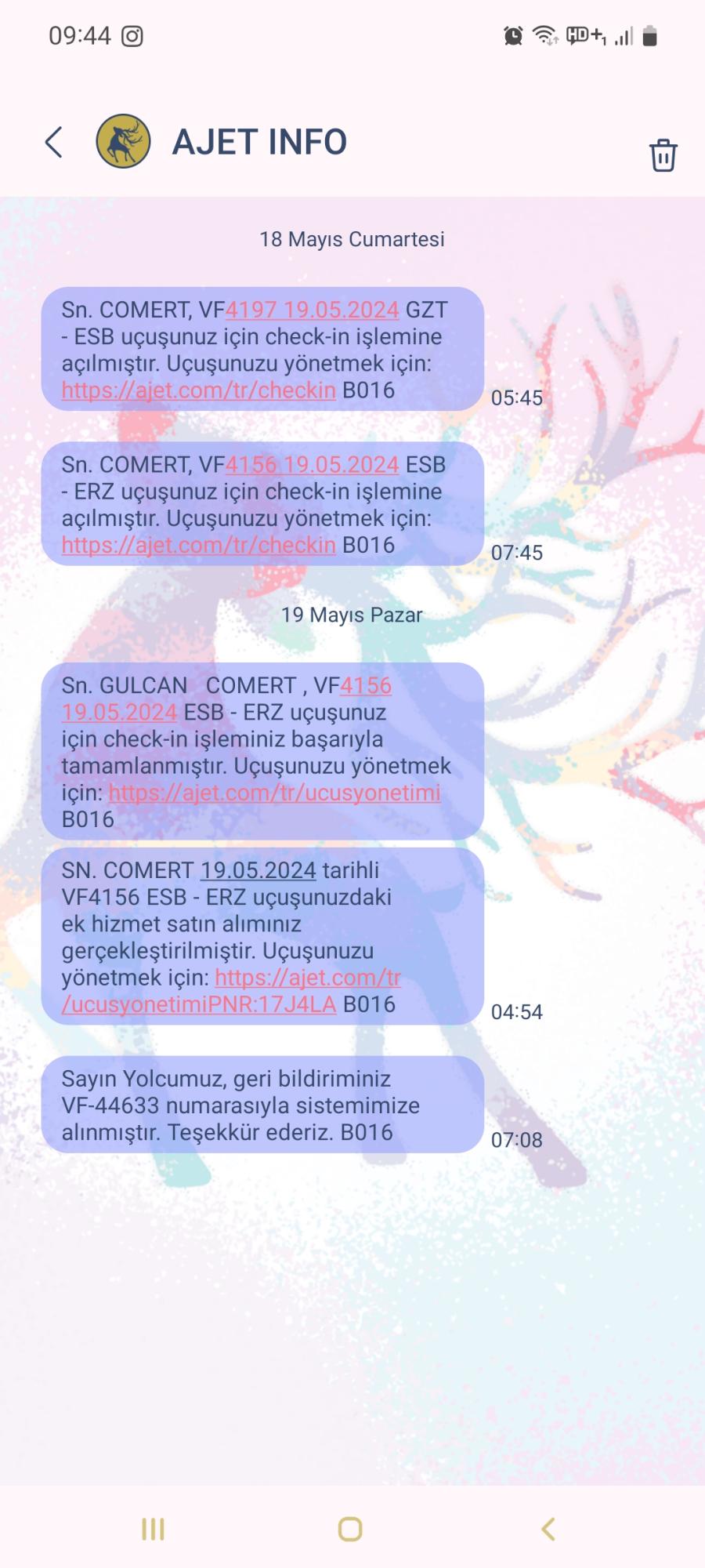 AJet AJet (Anadolu Jet) Aktarmalı Uçuşta Check-in Karmaşası Ve ...