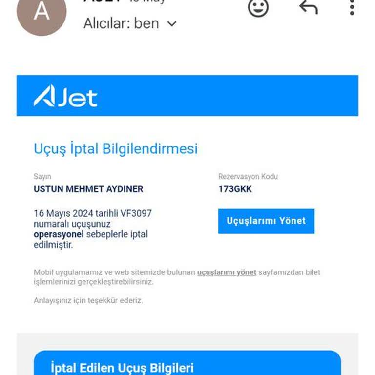 AJet AJet (Anadolu Jet) Check-in Yapamıyorum Uygulama Doğum Tarihim ...