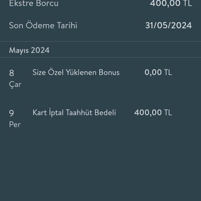 TEB Kredi Kartı Teslim Edilmedi, Kullanmadığım Karta Borç Yansıtıldı ...