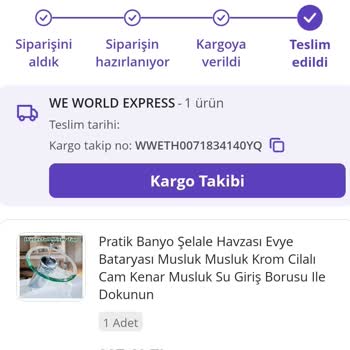 We World Express - Şikayetvar