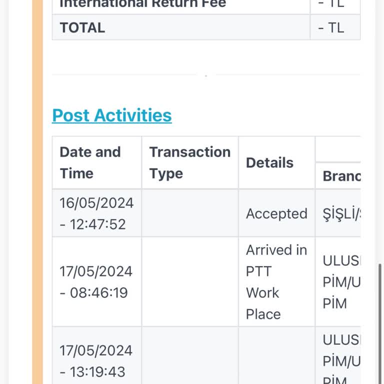 Turpex PTT - Şikayetvar