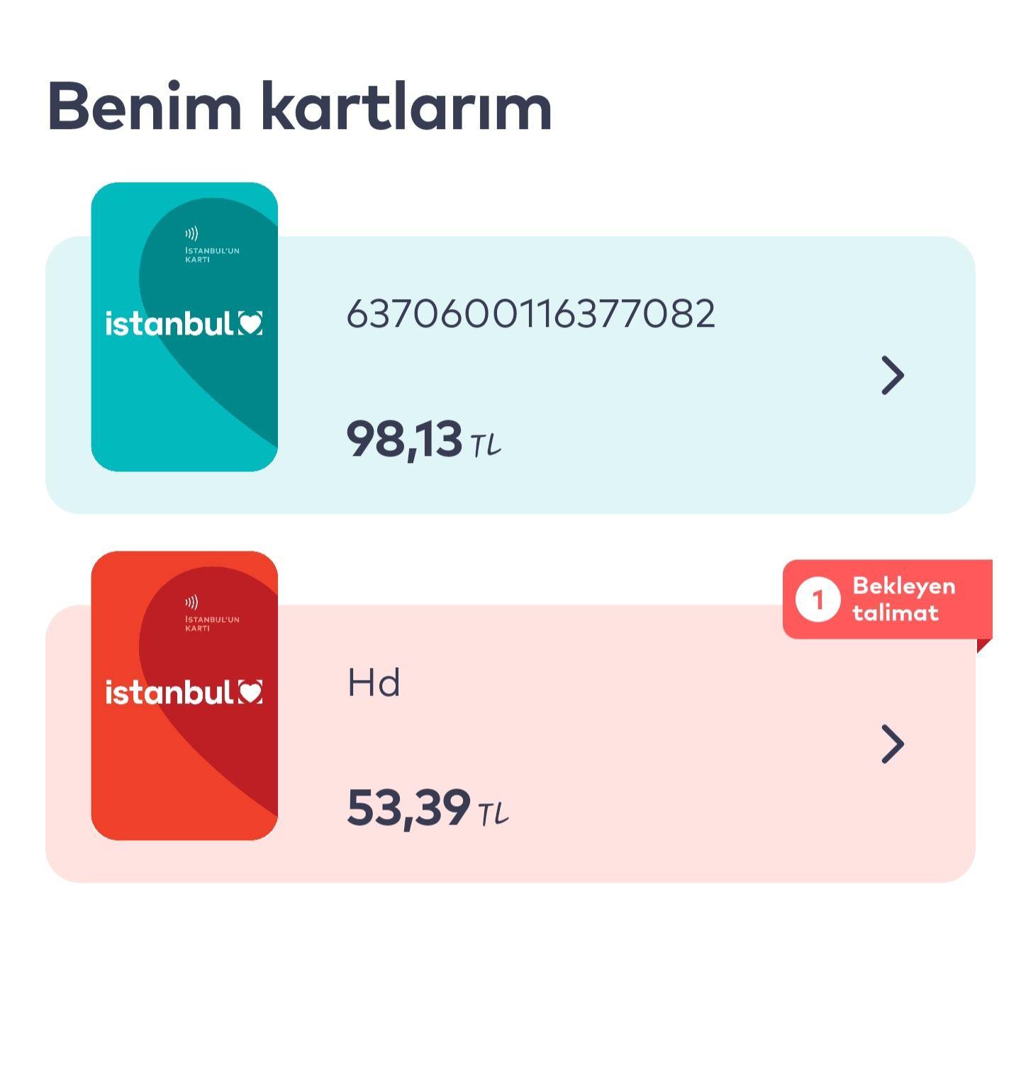 BELBİM (İstanbulkart) Yüklenmeye Bakiyenin Ödemesi Alındı - Şikayetvar