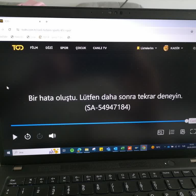 Tod TV Ekranda Izgara Şeklinde Beyaz Çizgiler - Şikayetvar