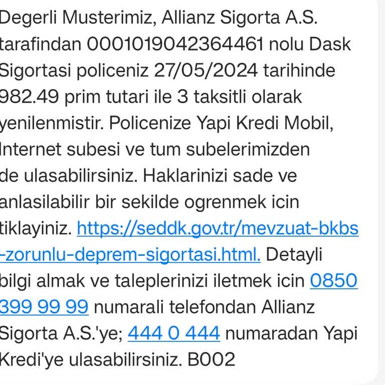 Allianz Sigorta Allianz Müşteri Hizmetlerine Ulaşamama Sorunu - Şikayetvar