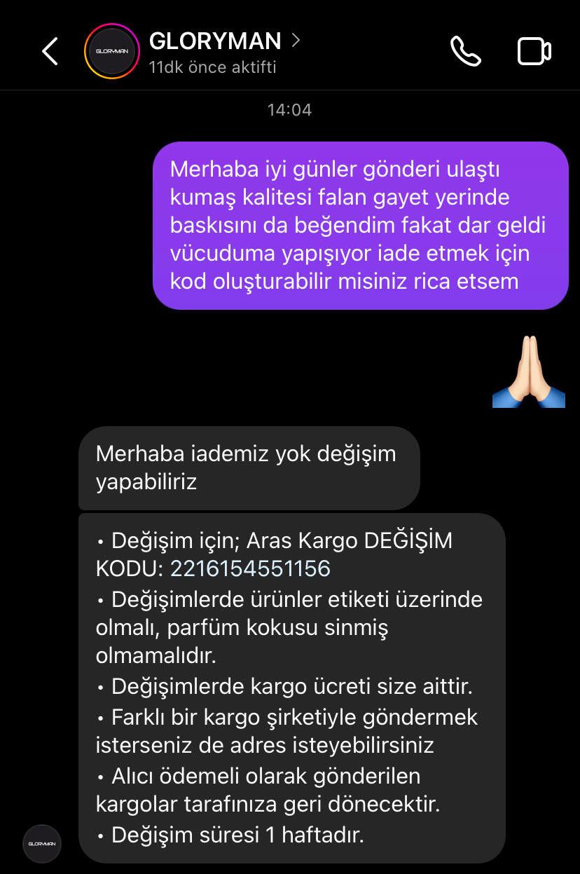 Shopier Üzerinden Glory Mann Luxury Sayfası Üzerinden Alışveriş ...