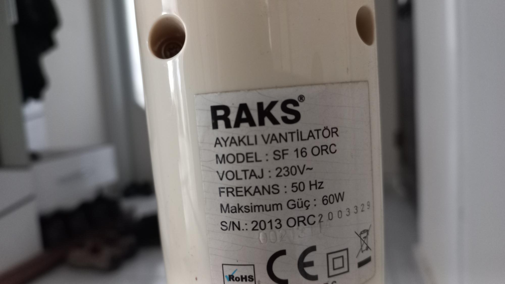 Raks Vantilatör Bakımı Seçeneği Yok Mu? - Şikayetvar