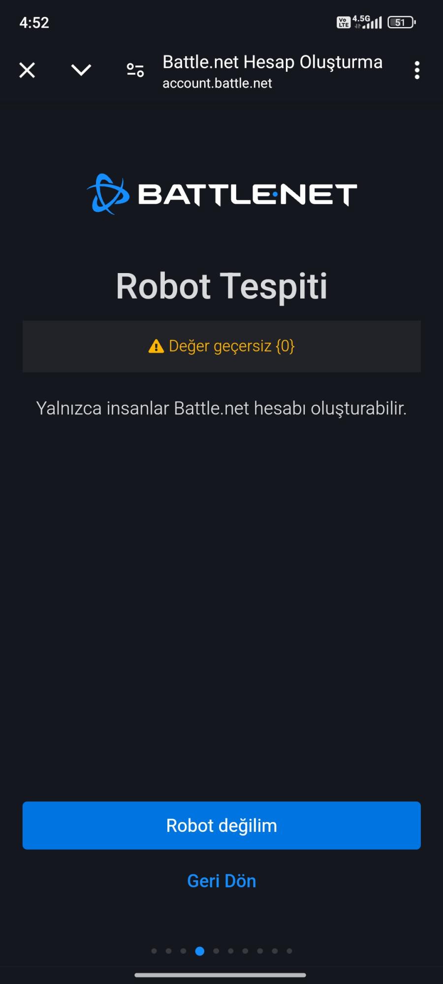 Battle.net Hesap Sorunu B - Şikayetvar