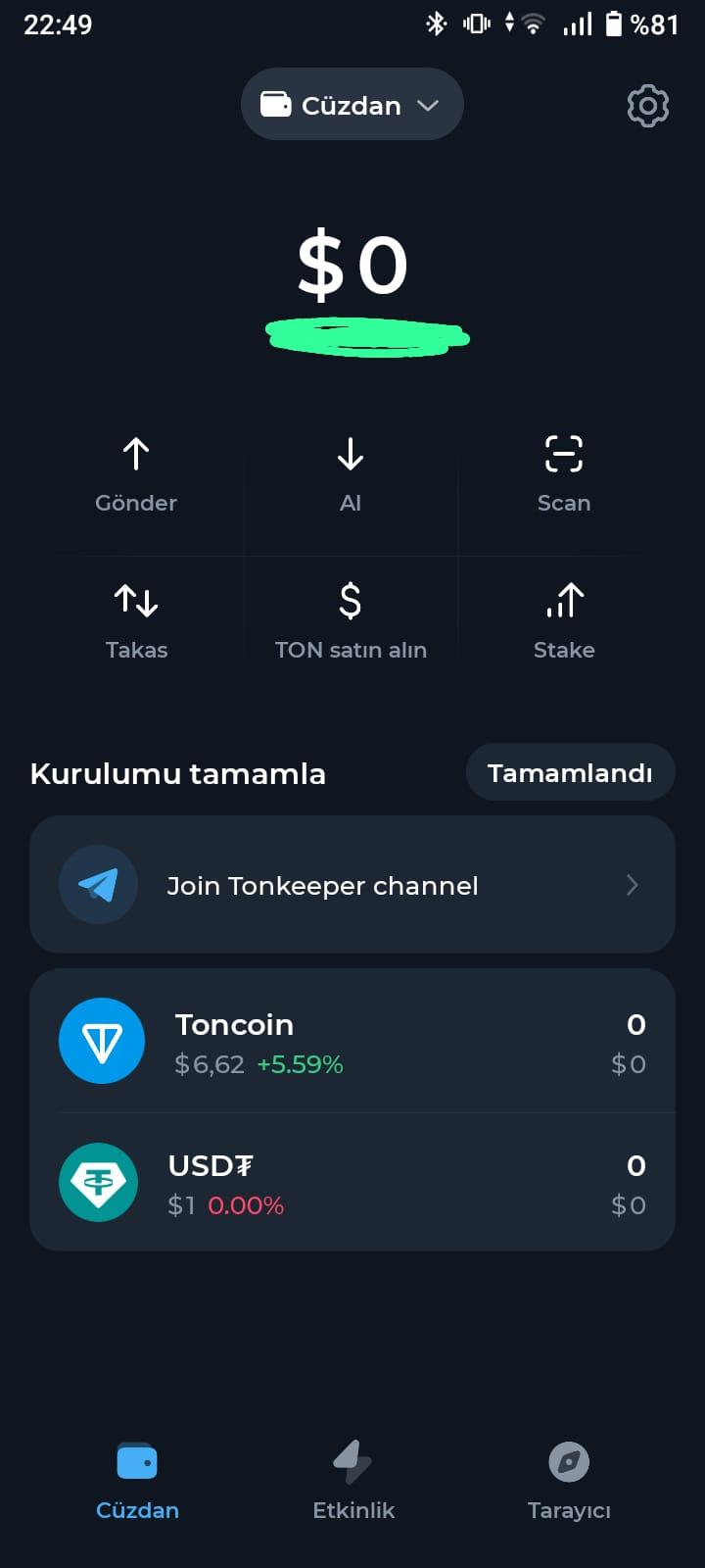Telegram Wallet Telegram Notcoin Stake İşlemi Sonrası 5 Günlük Gecikme Ve Destek Sorunu - Şikayetvar