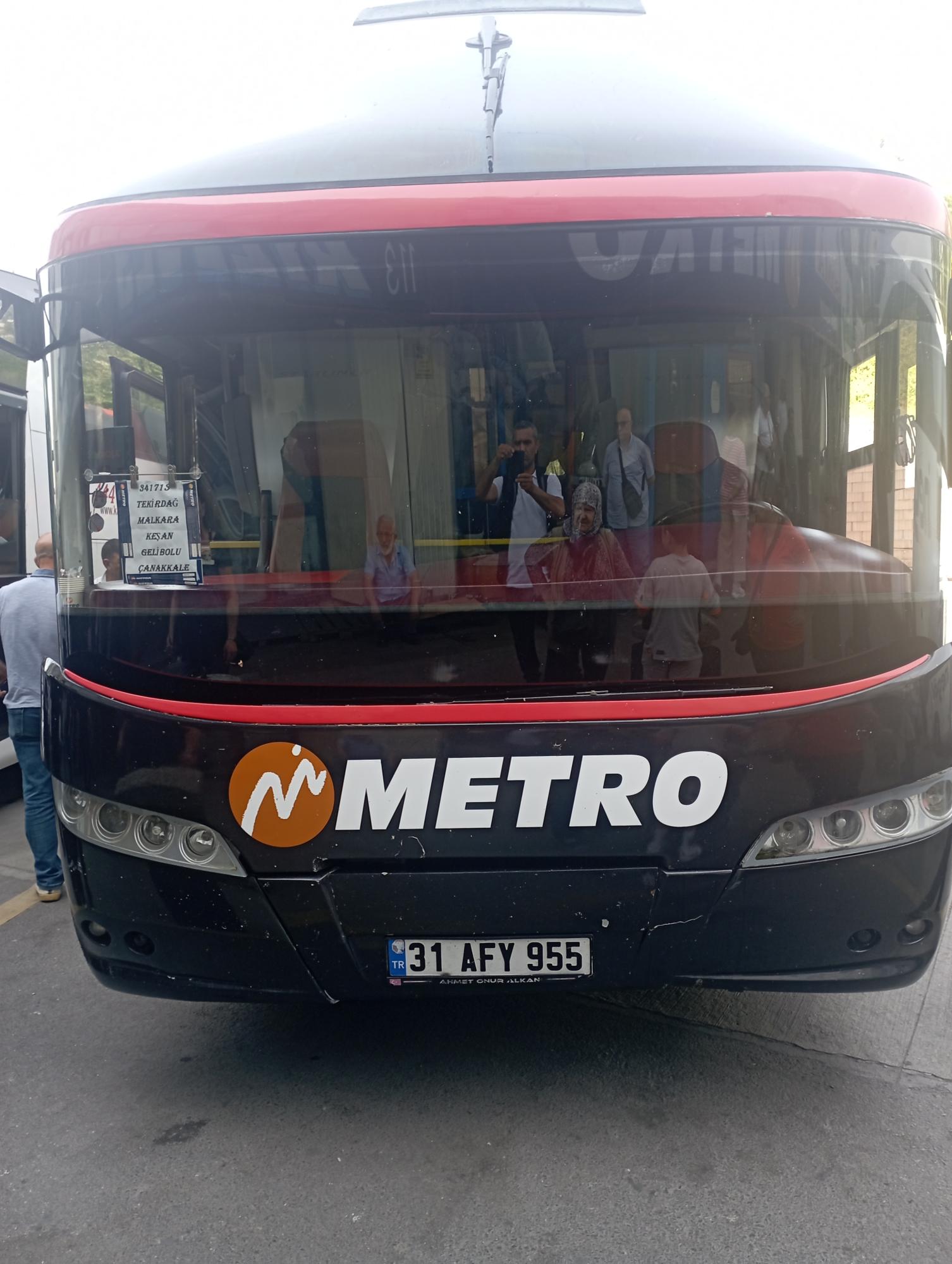 Metro Turizm Eski Ve Kazalı Otobüsle Güvenlik Sorunu - Şikayetvar