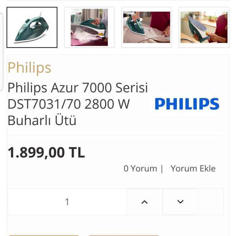 PHILIPS Ev Aletleri Philips GC4889 Model Ütünün Yedek Parça Temin ...