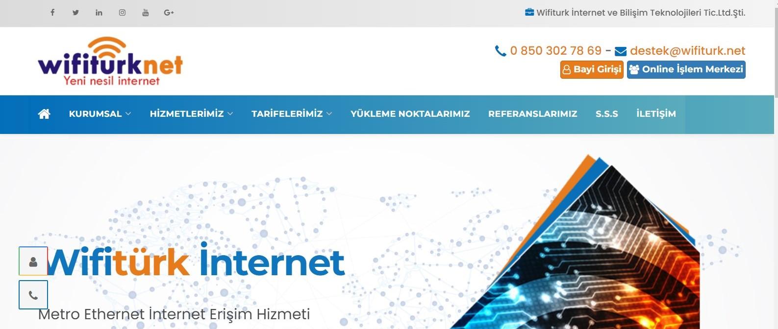 Wifiturk.net Wi-Fi Türk Kocaeli İnternet Sorunu. - Şikayetvar