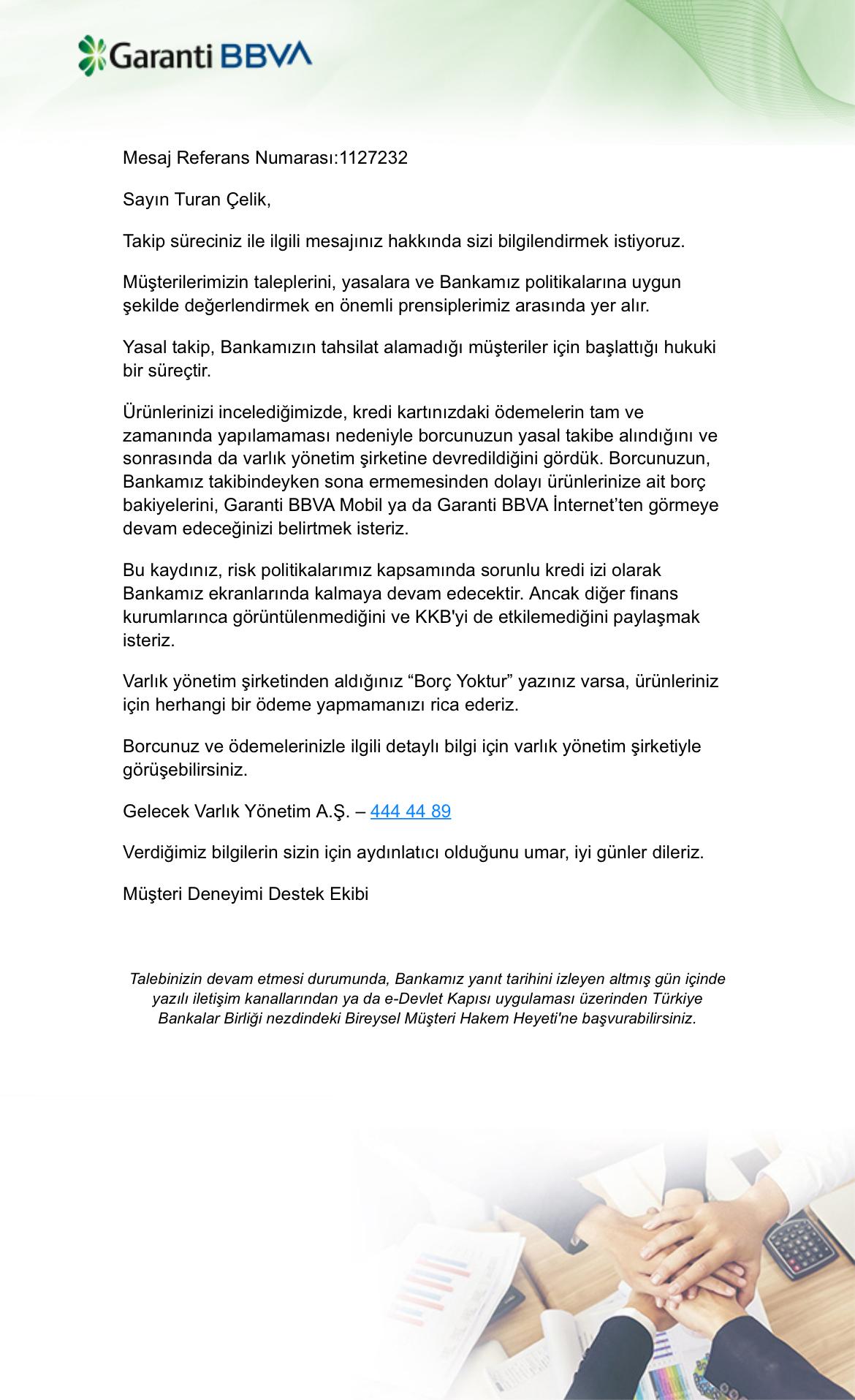Garanti BBVA Garanti Bankası Kredi Kartı Borcu Kapanmıyor - Şikayetvar