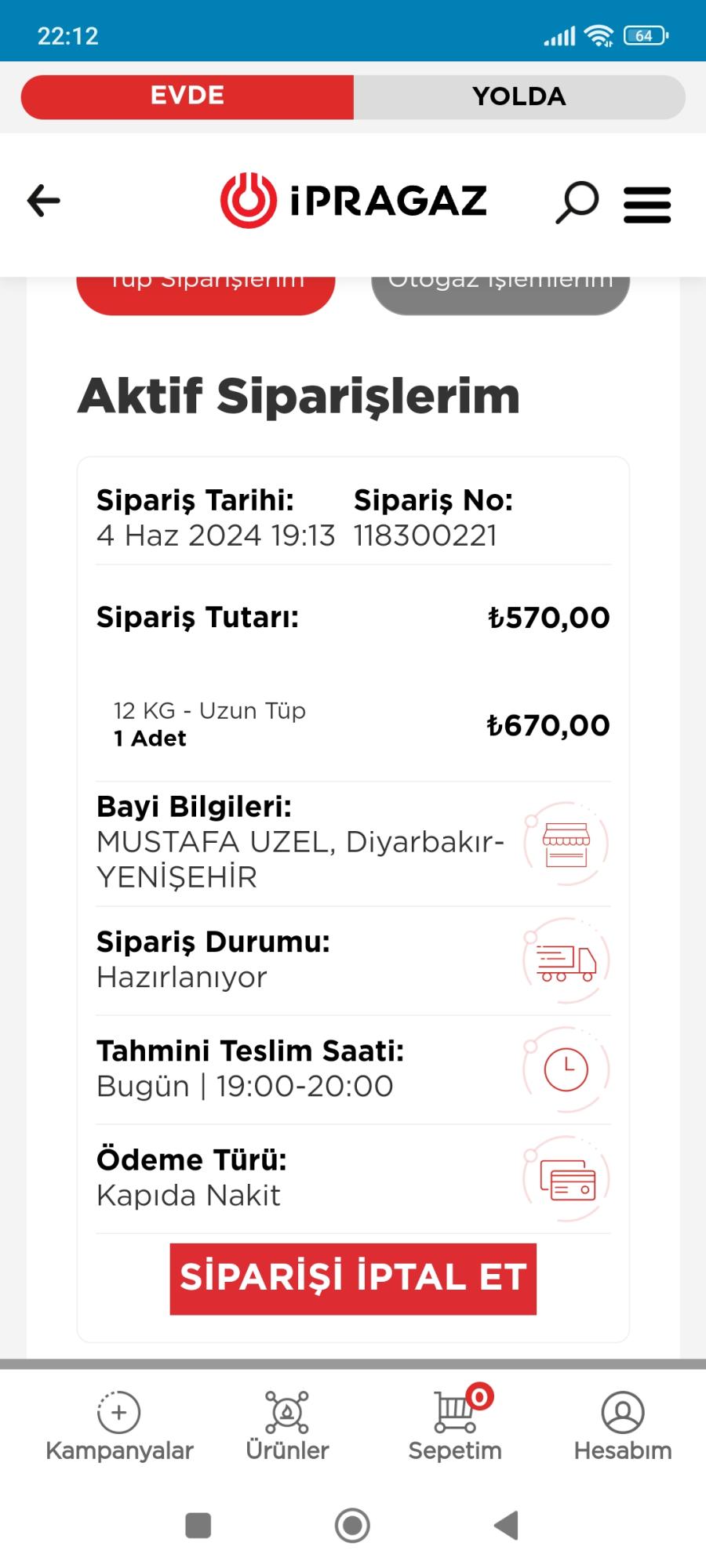 İpragaz İPApp İle Bayi - Şikayetvar