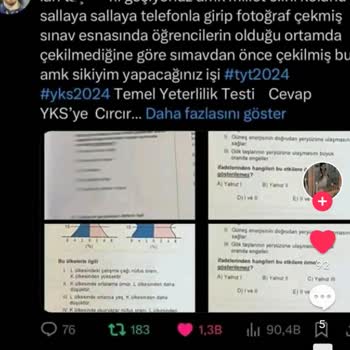 ÖSYM 2024 YKS Soruları - Şikayetvar