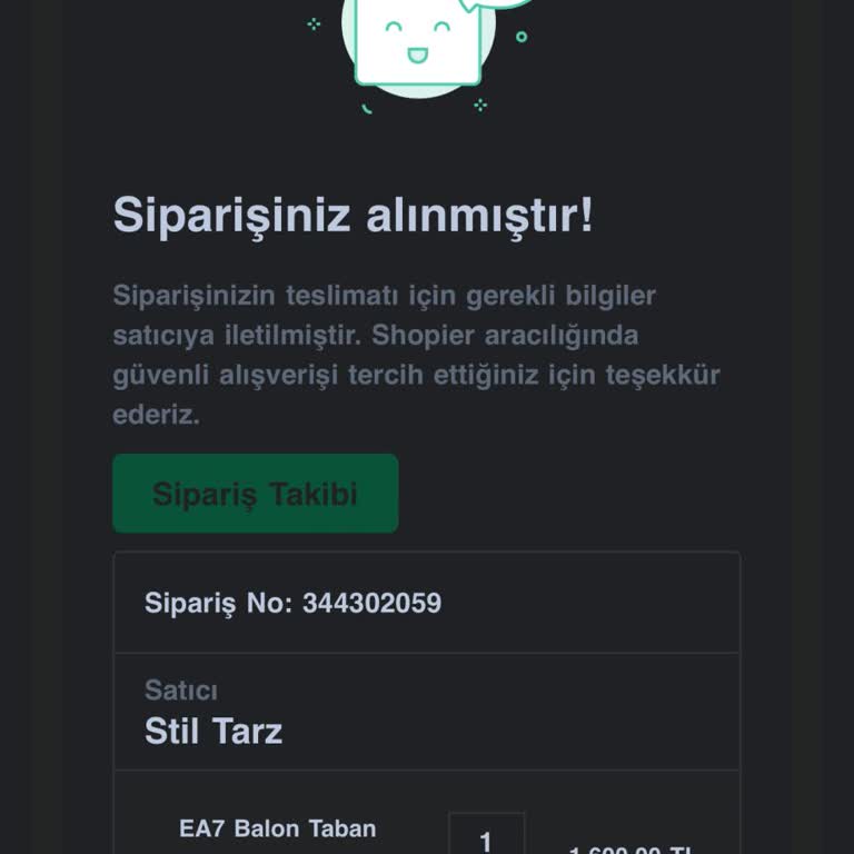 Shopier Ayakkabı Satın Aldım Kazıklandı. M - Şikayetvar